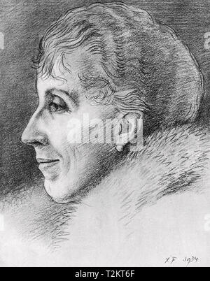 KAREN BLIXEN (1885-1962) Danish author of Out of Africa here with her brother Thomas on their ...