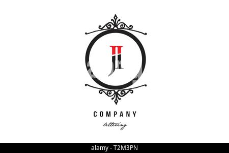 JI logo. J I design. White JI letter. JI/J I letter logo design ...