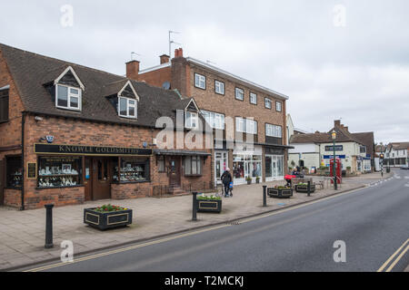 High Street, Knowle, West Midlands, England, UK Stock Photo - Alamy