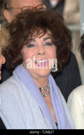 Actress Elizabeth Taylor with Carole Bayer Sager at right, Aug. 28 ...