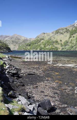 Loch Hourn and the estuary of River Garry Kinloch Hourn Highland Region ...