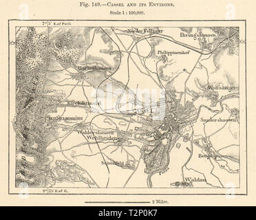 Map of Hesse Stock Photo - Alamy