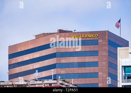 Wells Fargo office building in Los Angeles, CA, USA Stock Photo - Alamy