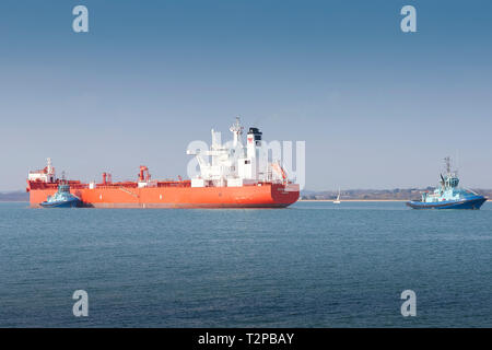 The Double Hull Shuttle Oil Tanker Juanita Berthed Dunkirk Port ...