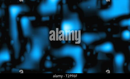 Flowing plasma abstraction - close up view with blurring, 3d rendering ...