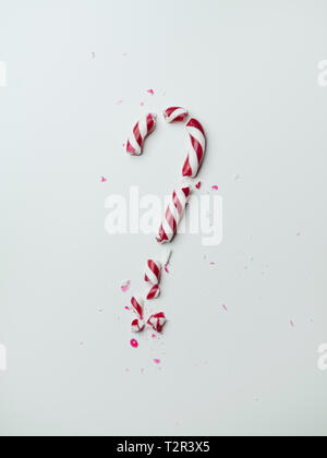 Broken Candy Cane Stock Photo - Alamy
