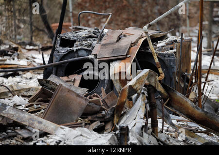 Burned household items and appliances Stock Photo - Alamy