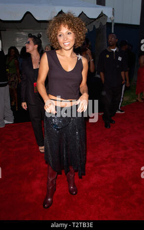 LOS ANGELES, CA. September 02, 2000: R&B singer CHANTE MOORE at the 6th ...