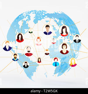 Social network concept Stock Photo - Alamy