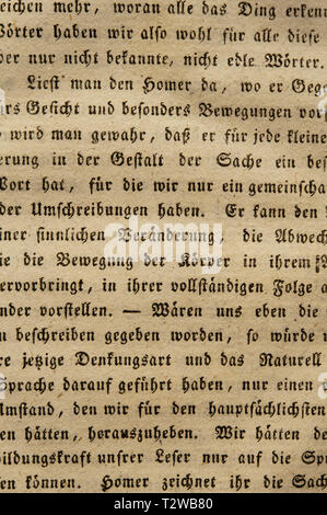 German language text in Gothic script inside ruined medieval Saxon ...