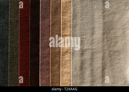 Color palette sample picker of fine plush Stock Photo - Alamy