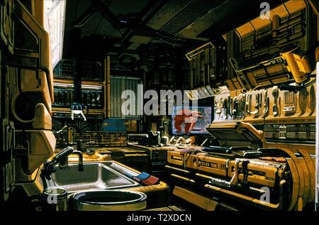 PRODUCTION DESIGN ARTWORK, BLADE RUNNER, 1982 Stock Photo - Alamy