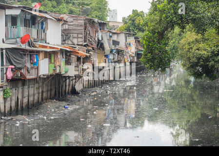 Bangkok, Thailand - September 25, 2018: commuters cross the Chao Phraya ...