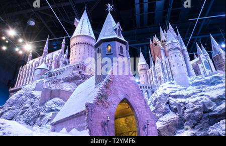 Enormous model of Hogwarts Castle that was used in the production of ...