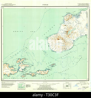 USGS TOPO Map Alaska AK Juneau 360990 1962 250000 Restoration Stock ...