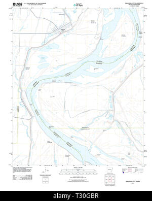 USGS TOPO Map Arkansas AR Parthenon 20110729 TM Restoration Stock Photo ...