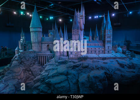 Enormous model of Hogwarts Castle that was used in the production of ...