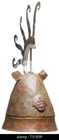 Body armour, helmets, Konos helmet, bronze, Greek, hellenistic era, 4th ...