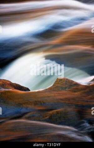 The Wild and Scenic Presque Isle River creates these Potholes among ...