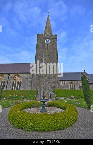 St Marys church Tenby, Wales Stock Photo - Alamy