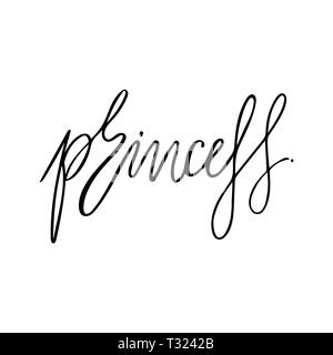 Hand drawn lettering. Ballet calligraphy. Hand made illustration Stock ...