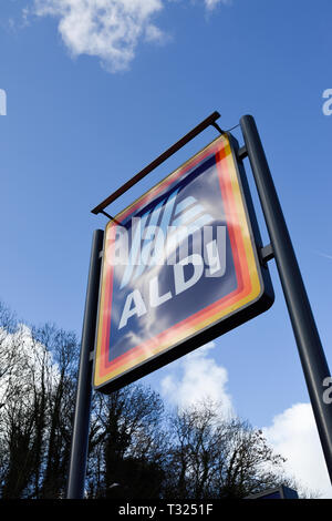 Aldi Supermarket Bakewell in the Derbyshire Peak District,UK Stock ...