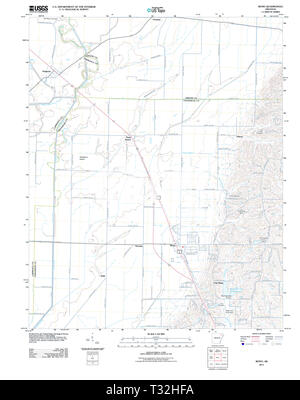 USGS TOPO Map Arkansas AR Parthenon 20110729 TM Restoration Stock Photo ...