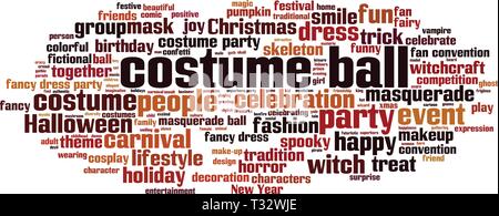 Cosplay word cloud concept. Vector illustration Stock Vector Image ...