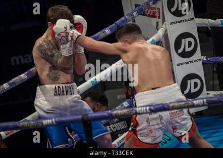 Tom Ansell vs Chris Adaway. Adaway wins the Super-Lightweight fight 39 ...