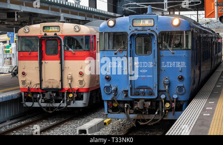 JR Kyushu Seaside Liner at Nagasaki Station, Nagasaki, Japan Stock ...