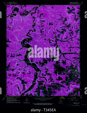 Marshall, Arkansas, map 1962, 1:24000, United States of America by ...