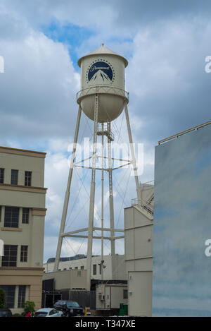 Paramount Water Tower Stock Photo - Alamy