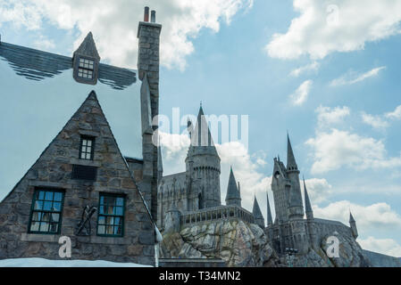 Universal Studios Theme Park, Hogsmeade The Magic Neep shop, Harry ...