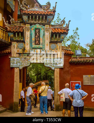 Statues in the Ghost City Fengdu Yangzi River China JMH3359 Stock Photo ...