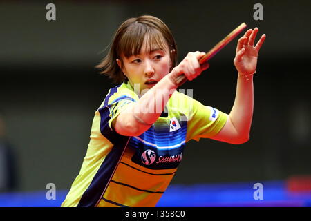 Suh Hyowon (KOR), APRIL 5, 2019 - Table Tennis : 32nd LION ITTF-ATTU ...