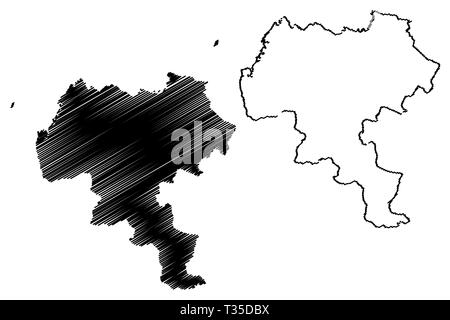 Map of Cauca, a province of Colombia Stock Vector Image & Art - Alamy