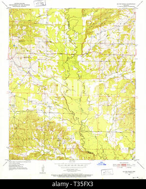 Silver Map of Arkansas Stock Photo - Alamy