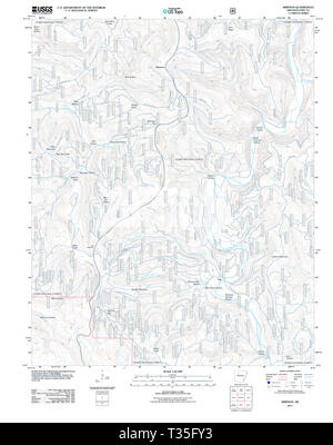 USGS TOPO Map Arkansas AR Parthenon 20110729 TM Restoration Stock Photo ...