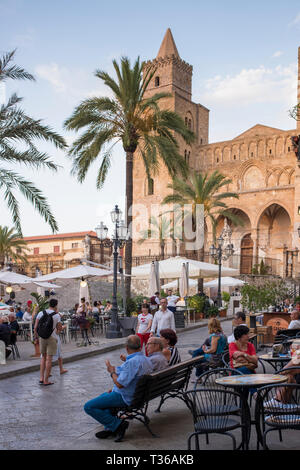 baroque cathedral in cefalu in sicily (italy Stock Photo - Alamy