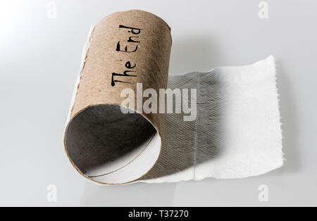 Empty loo roll Stock Photo - Alamy