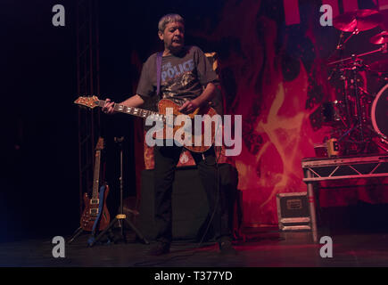 Guitarist Ian McCallum at a Stiff Little Fingers St Patricks day gig at ...