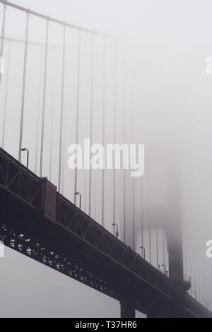 Heavy morning fog surrounds the Golden Gate Bridge Stock Photo - Alamy