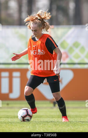 Zeist - Cheyenne van den Goorbergh of Feyenoord V1 during the match ...