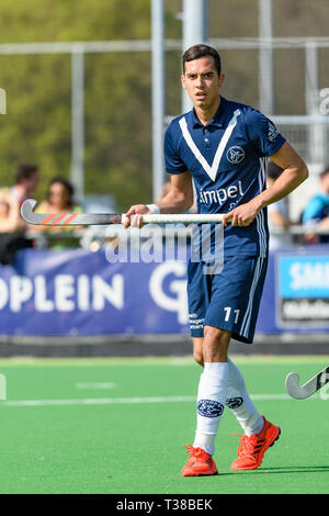 AMSTERDAM, 07-04-2019, Hoofdklasse Hockey Heren Seizoen 2018-2019 ...