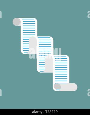 Long list isolated. Lots of items. to-do list Cartoon style vector ...