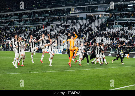 Turin, Italy. 06th Apr, 2019. soccer, Serie A TIM Championship 2018-19 ...