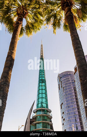 The Bell Tower at Barrack Square, Perth, Western Australia Stock Photo ...