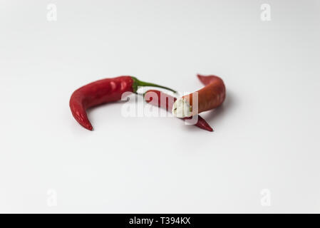 Red chili pepper deformed shape Stock Photo - Alamy
