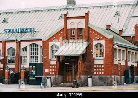 Helsinki, Finland. Hietalahti Market Hall Located In Old Market Hall Of ...