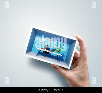 Business and innovation concept . Mixed media Stock Photo - Alamy